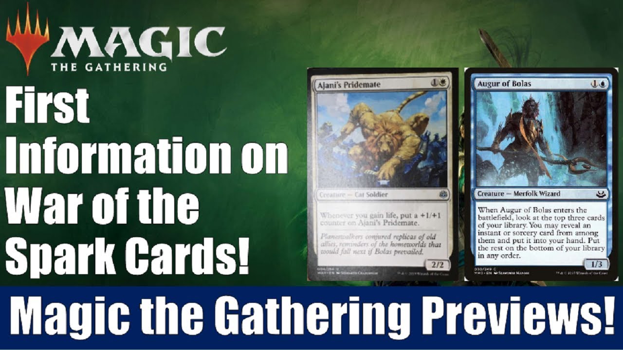First Information on MTG War of the Spark Cards - YouTube