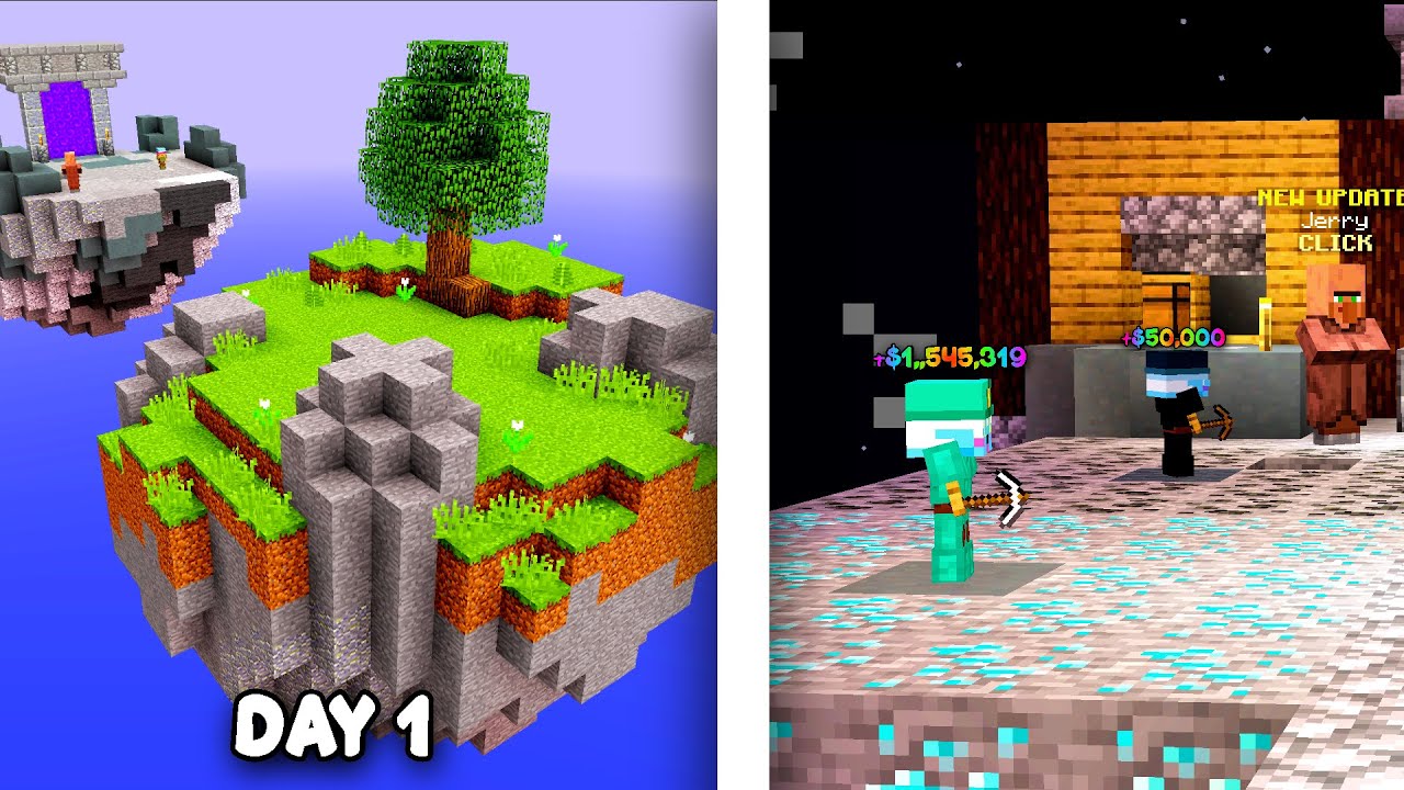The START of a NEW SKYBLOCK ISLAND #1 | Minecraft HYPIXEL SKYBLOCK ...
