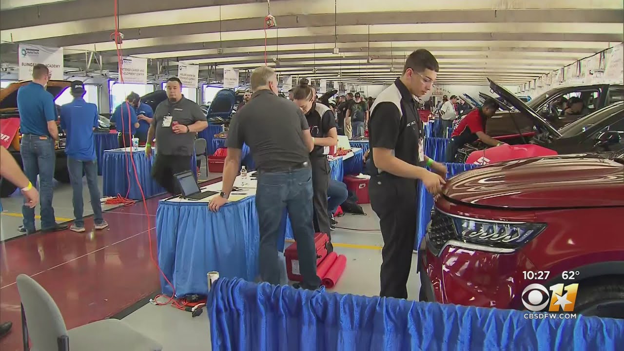 North Texas Automobile Dealer's 2nd Annual Auto Tech Competition - YouTube