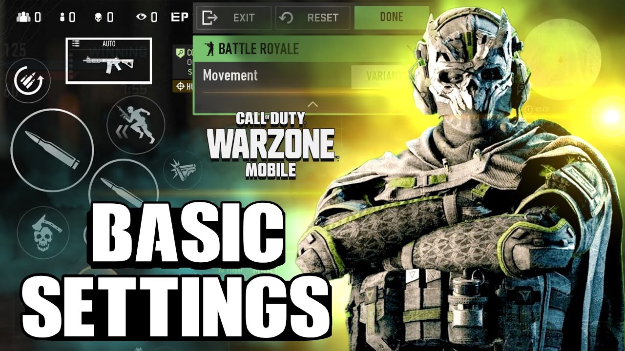 TOP 5 IMPORTANT SETTINGS FOR BEGGINERS IN WARZONE MOBILE|WARZONE MOBILE ...