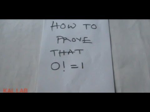 How to Prove That 0!=1 - YouTube