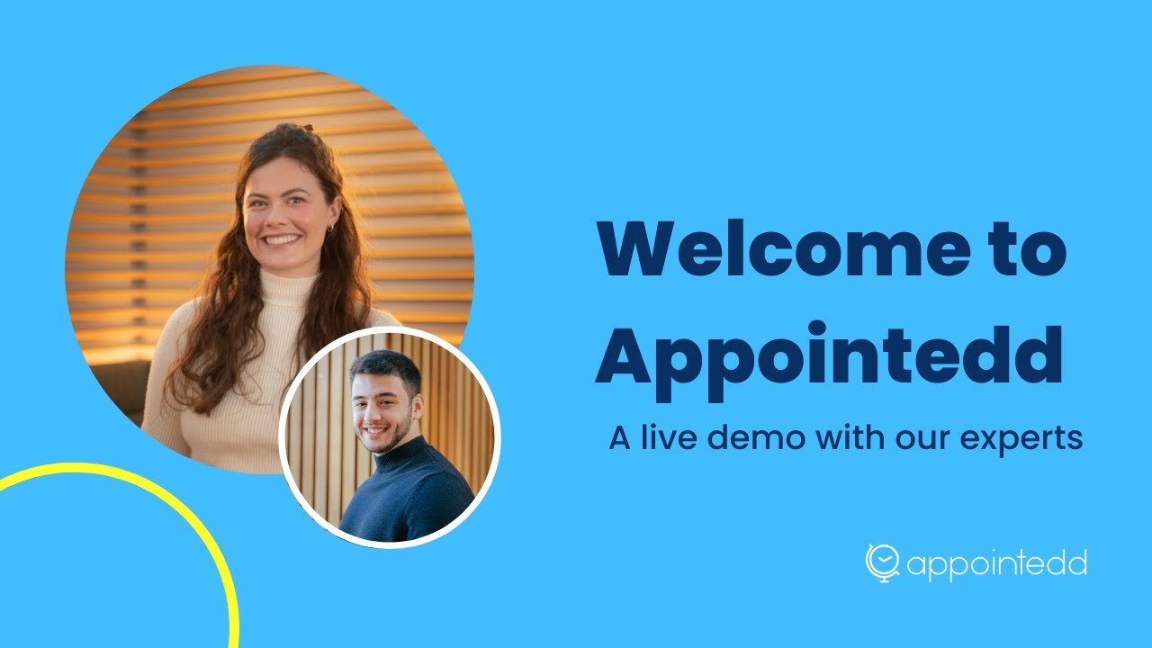 Welcome to Appointedd: A live demo with our experts - YouTube
