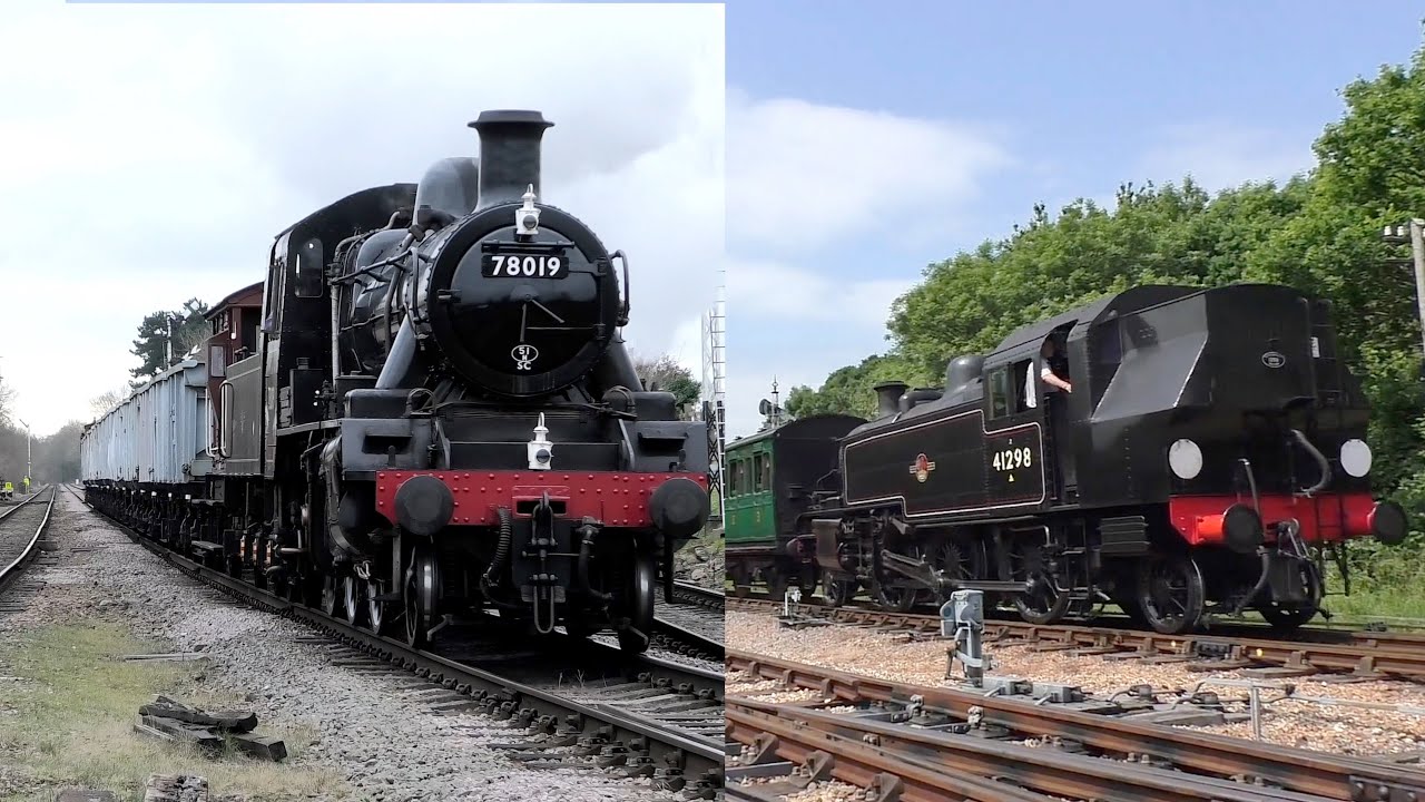 2MT 2-6-2's and 2-6-0's. - YouTube