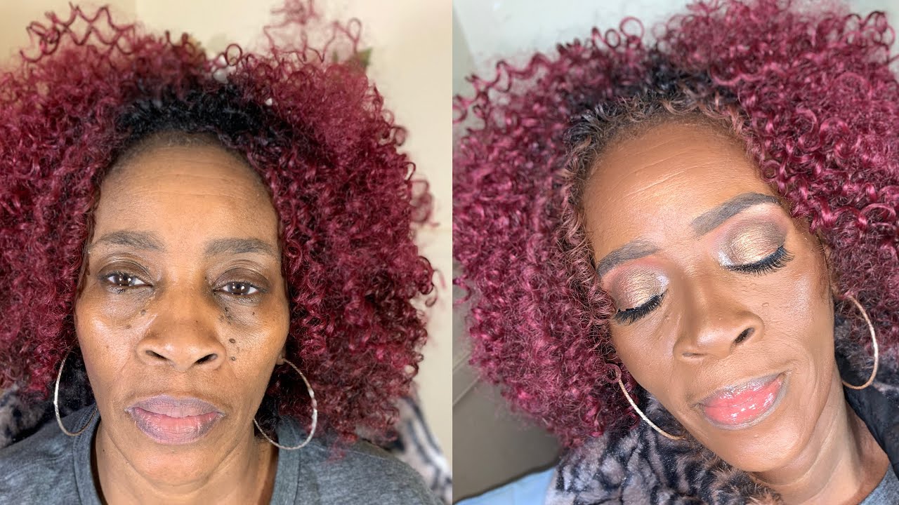 Giving My Grandma A Makeover! Soft Glam Beat Makeup Tutorial - YouTube