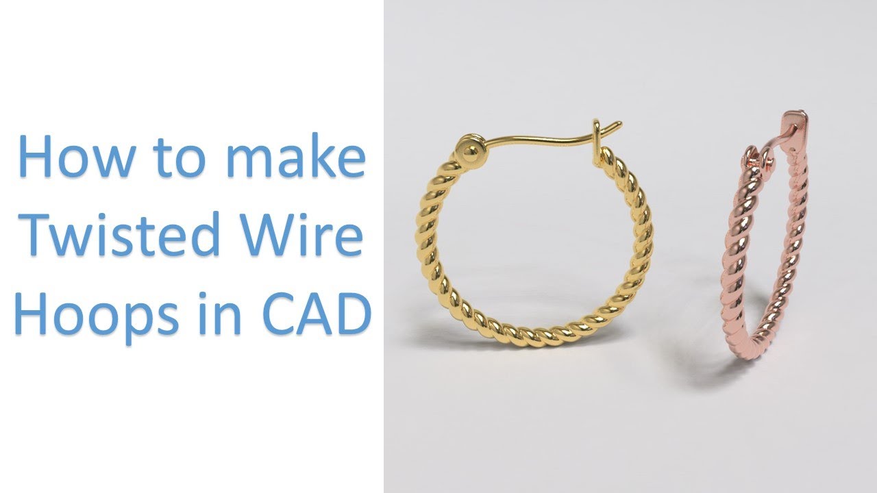 How to create Twisted Wire Hoops in Rhino / Matrix - YouTube