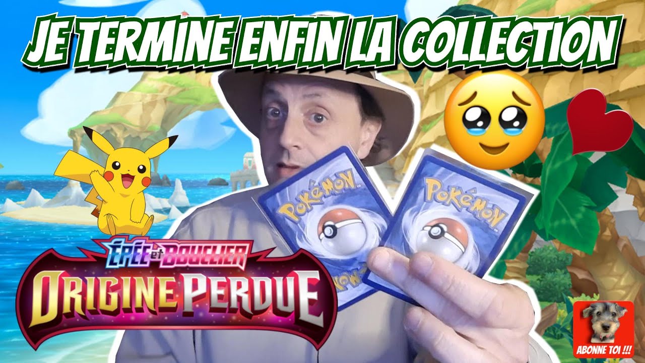 Je termine enfin le set Pokemon Origine Perdue avec ces 2 cartes et c ...