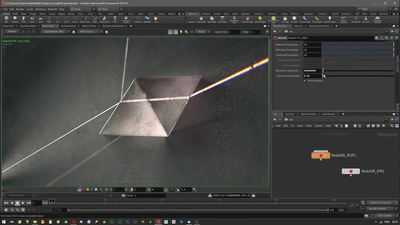 Tutorial - Dispersion Effect (Redshift, Houdini) - YouTube
