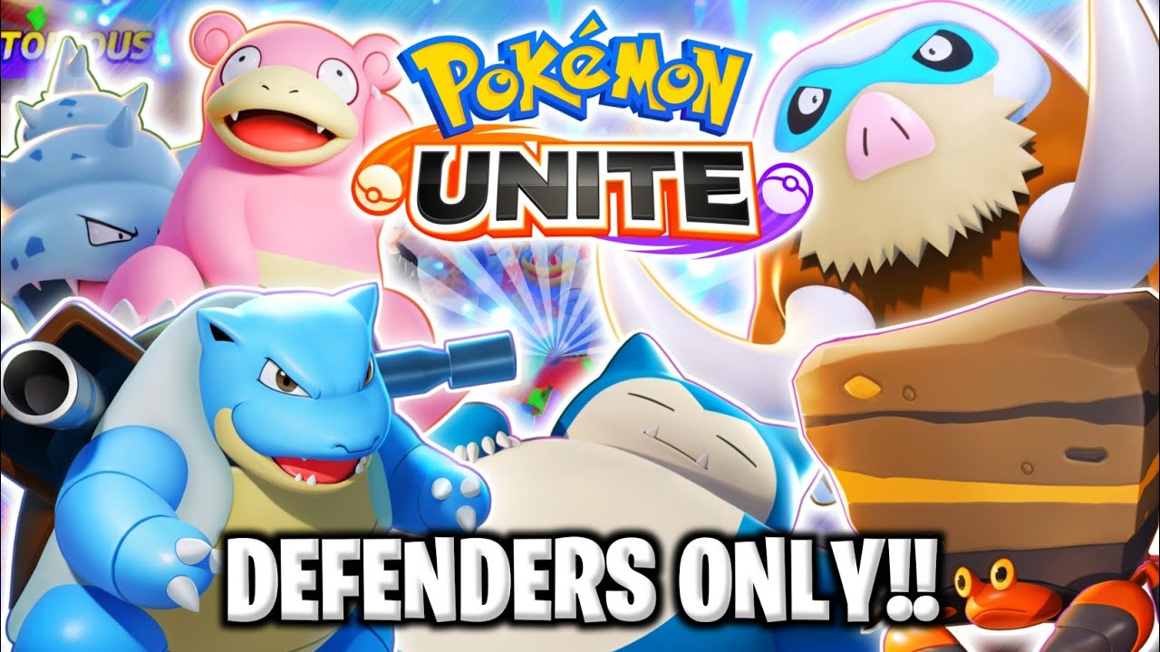 Defender Only Challenge 🔥|5 Defenders in 1 Match|Pokemon unite Hindi ...