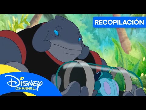 LILO Y STITCH: ¡Gantu… y acción! 😁 | RECOPILACIÓN | @disneychannelES