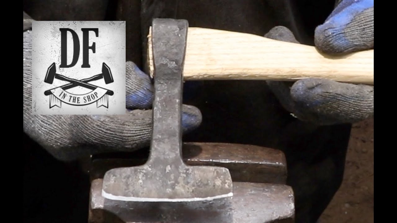 Blacksmithing Project - A Viking Style Carving Axe - YouTube