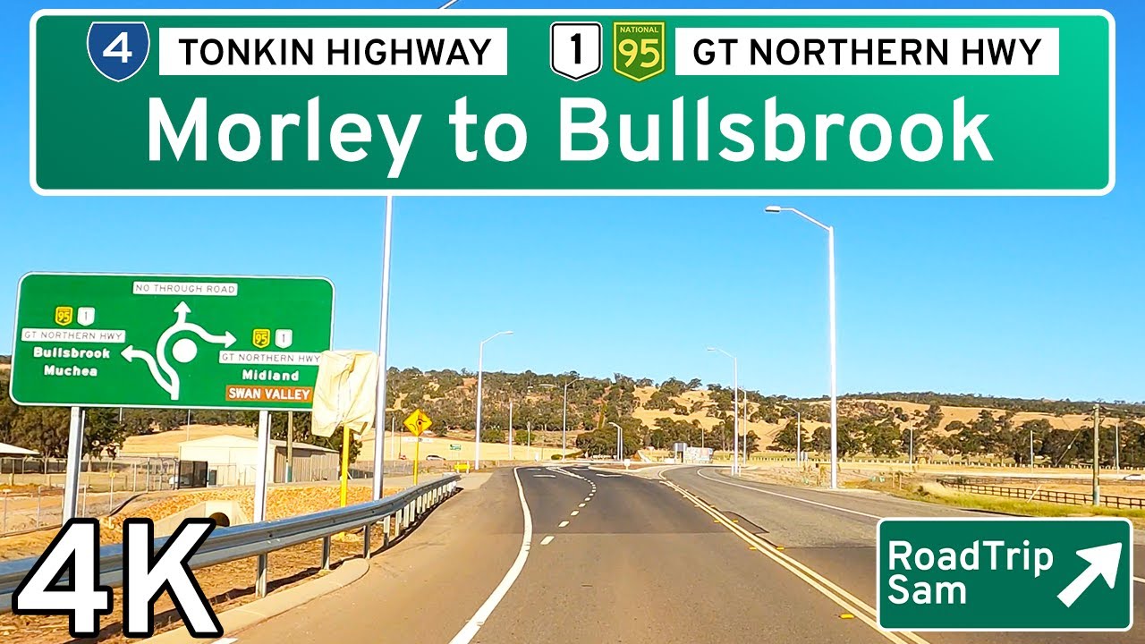 Drive to Bullsbrook - Perth, Western Australia - Ambient Audio / POV ...