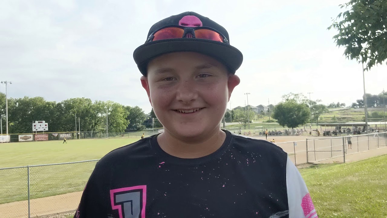 1st Home Run - Andrew Edsall 12U Punishers - YouTube