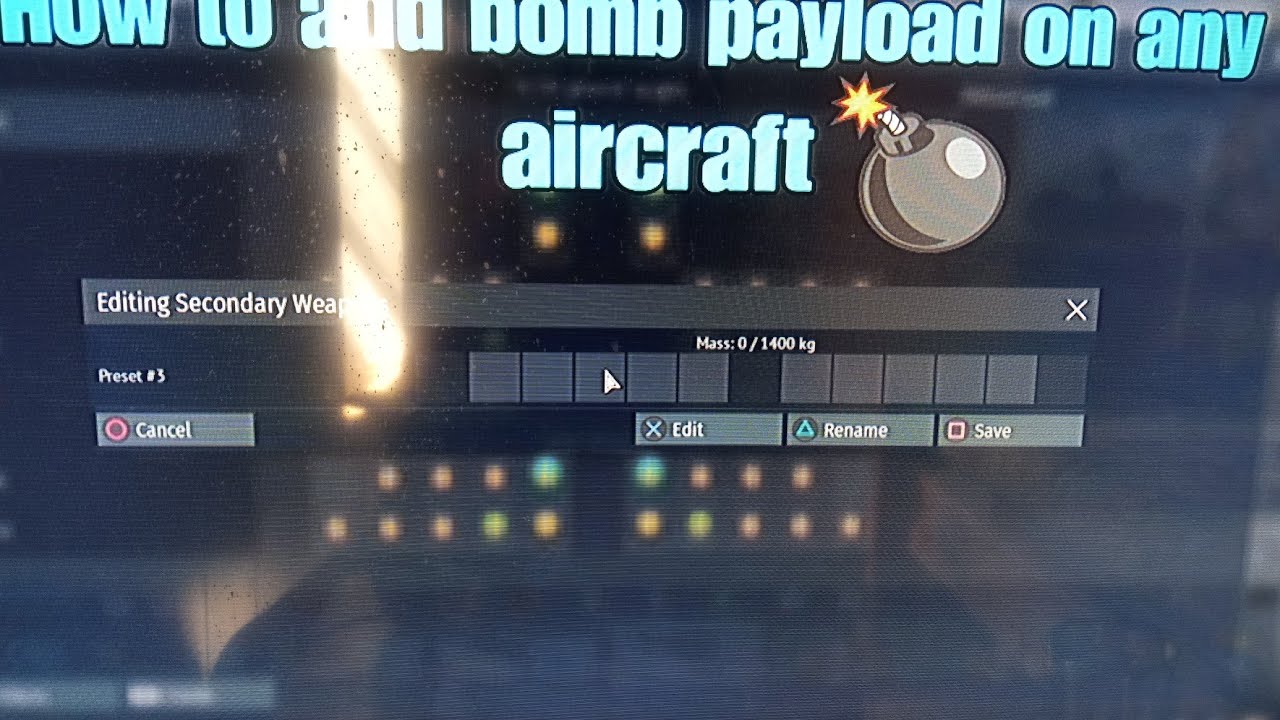 Tutorial: How to add bomb payload on any aircraft War thunder - YouTube