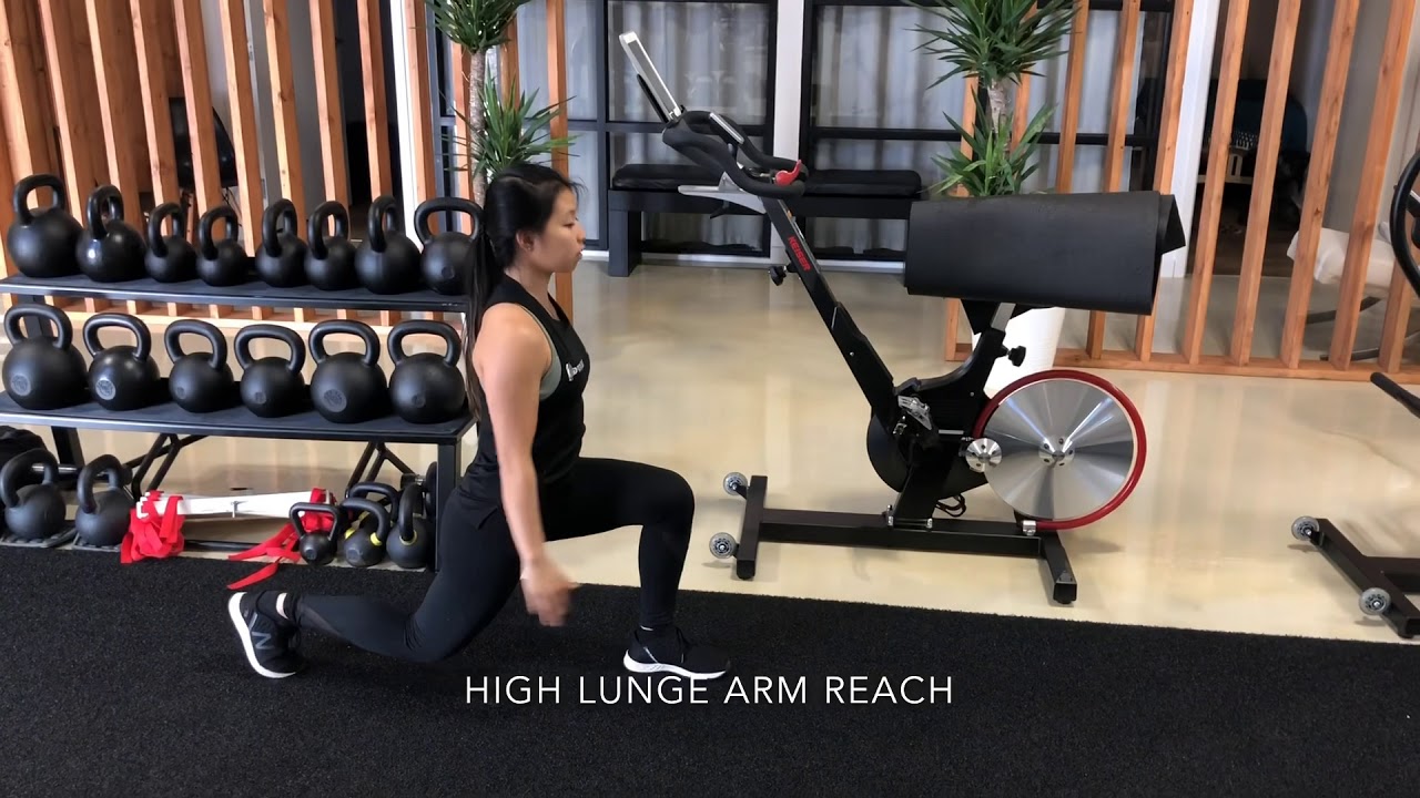 High Lunge Arm Reach - YouTube
