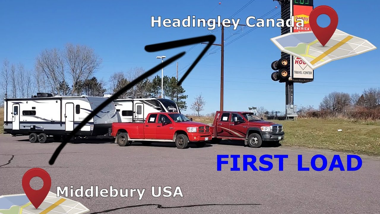 Drive Back from USA and Dropping off my first Load TEAM RV EXPRESS ...