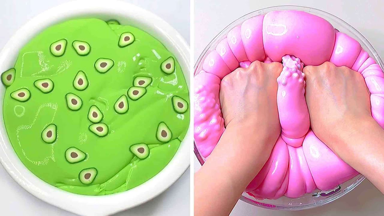 3 Hours Of Oddly Satisfying Slime Adventure - Relaxing When Stressed or ...