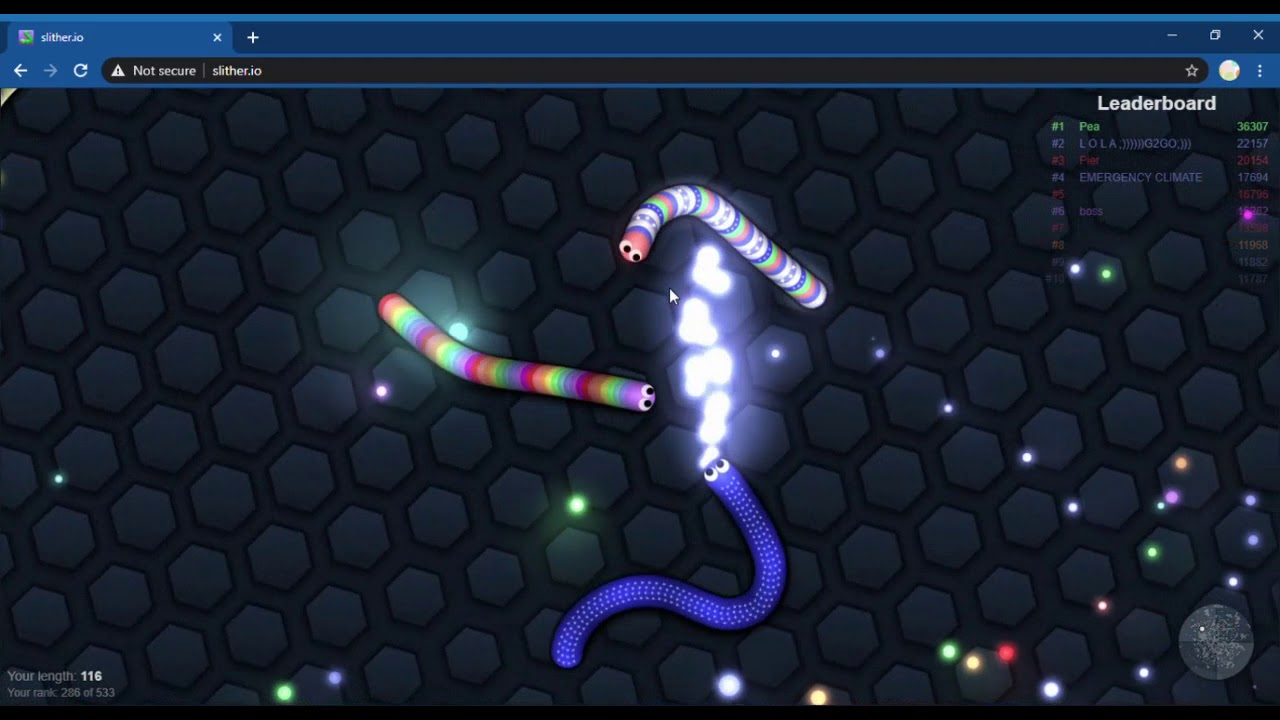 a new game [slither.io] - YouTube