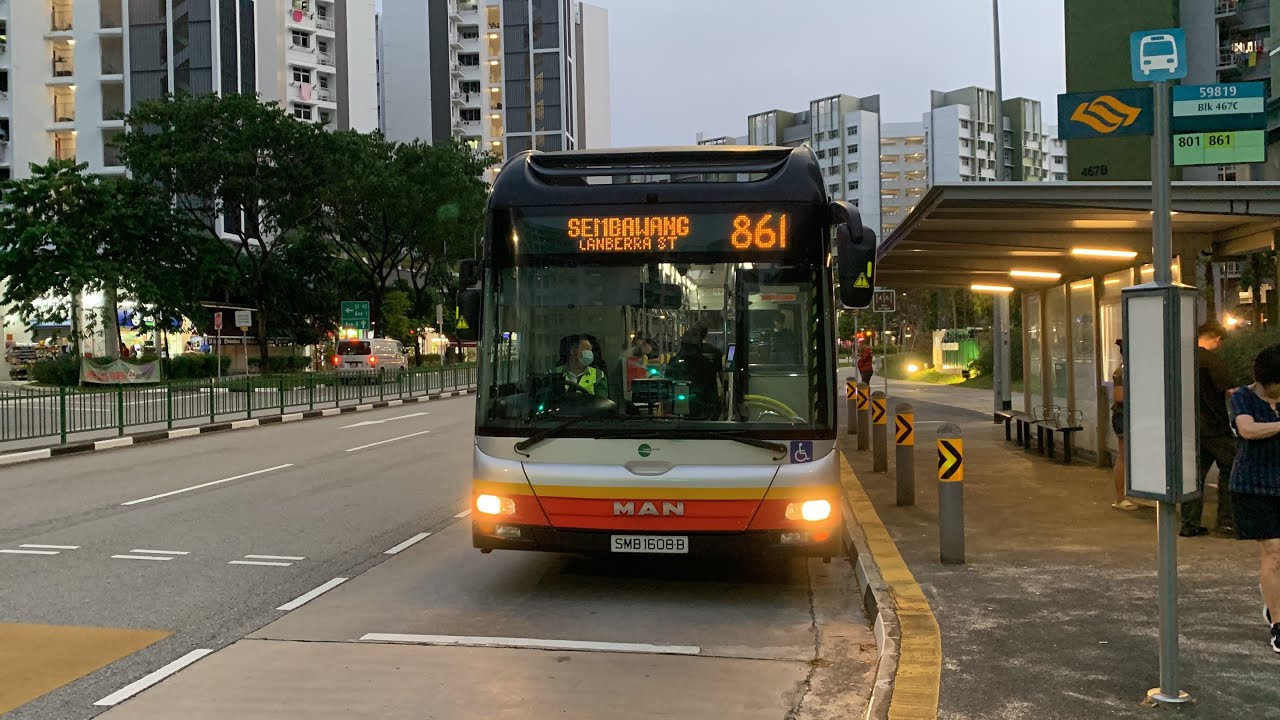 Tower Transit SG MAN NL323F A22 (Batch 3) SMB1608B on Service 861 ...
