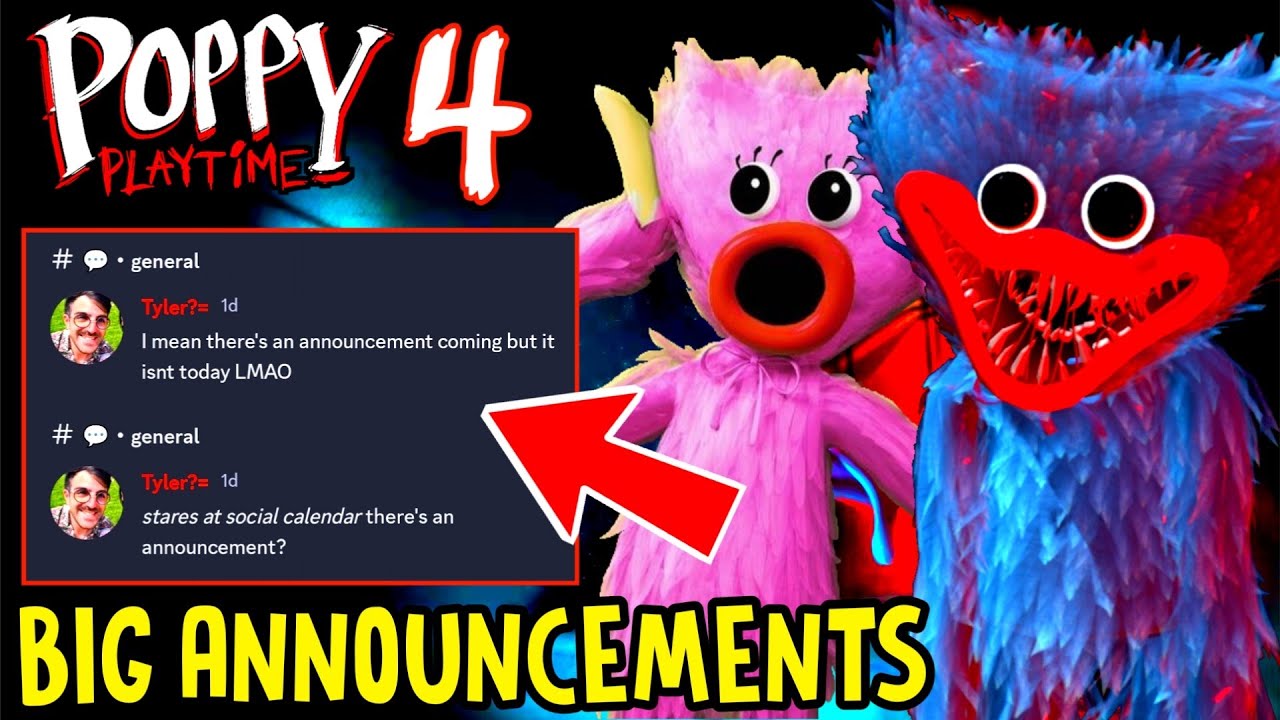 Poppy Playtime Chapter 4 - NEW OFFICIAL MESSAGES by DEVELOPERS REVEAL ...