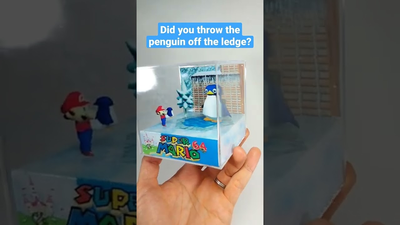 Super Mario 64 Papercraft Cube Diorama N64 - YouTube