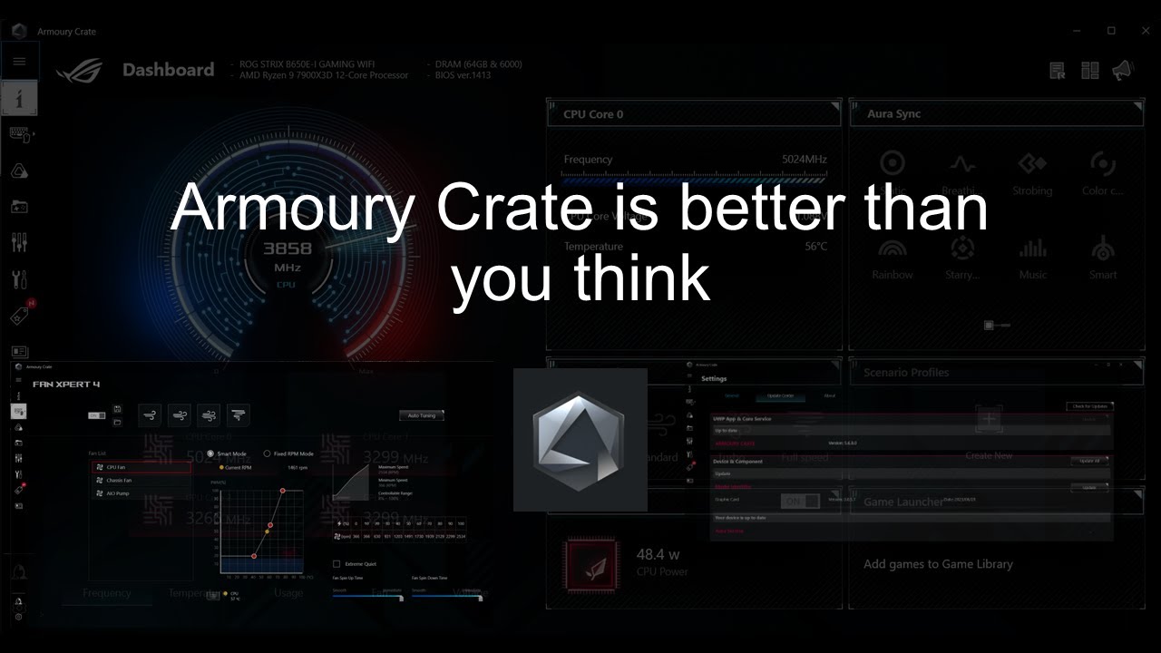 ASUS Armoury Crate is better than you think - YouTube