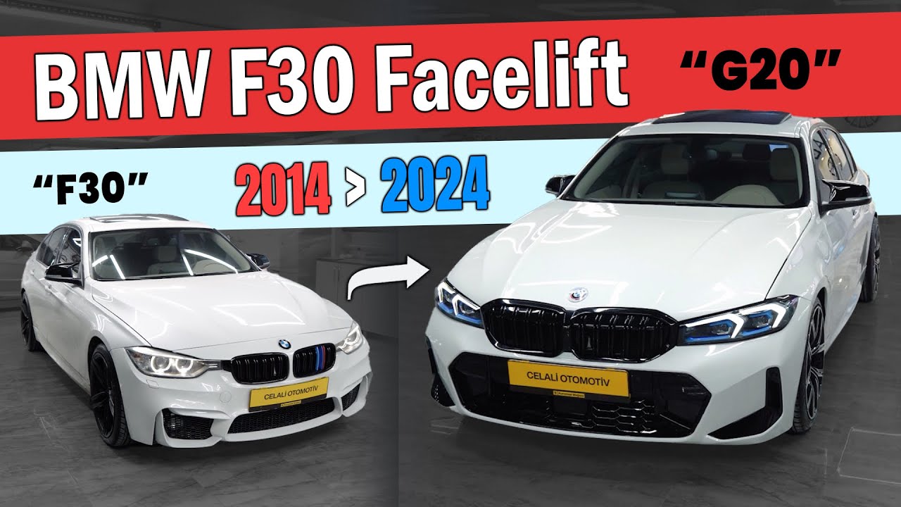 BMW F30'DAN G20 LCI DÖNÜŞÜM FACELİFT!CELALİ TUNİNG - YouTube