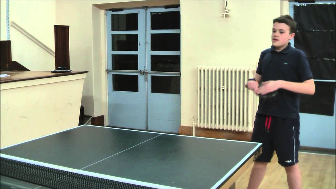 Table Tennis Forehand & Backhand shot - YouTube