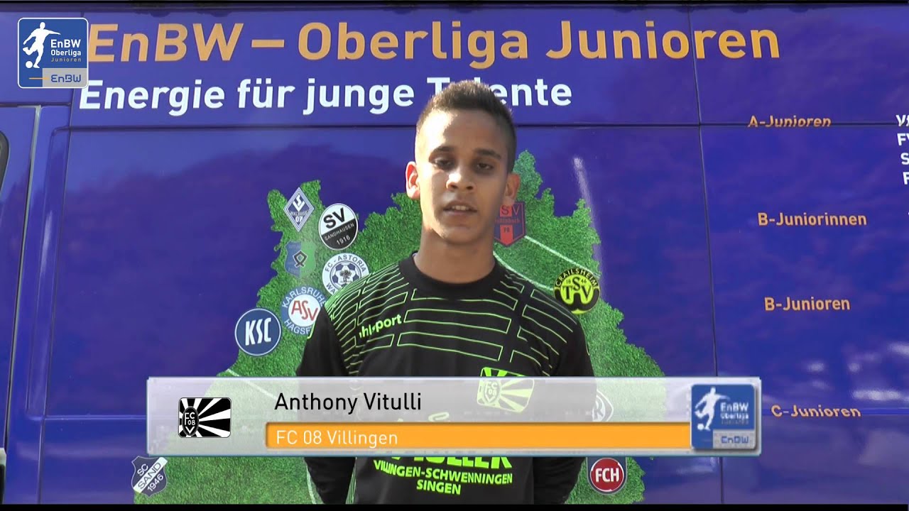 B-Junioren FC 08 Villingen - Anthony Vitulli - YouTube