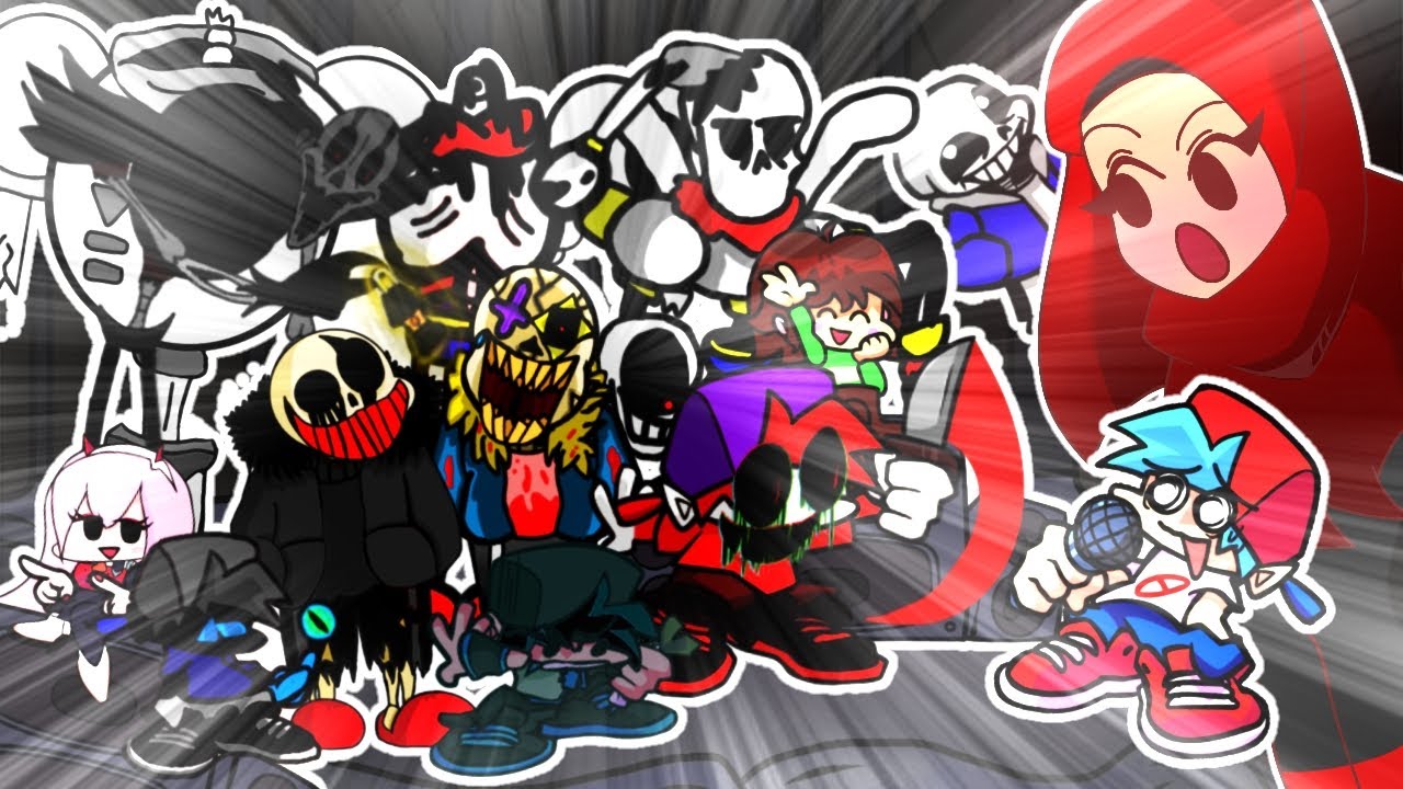 This mod has so much beef! Fnf VS Emojimo666 (Undertale Creepypasta) # ...