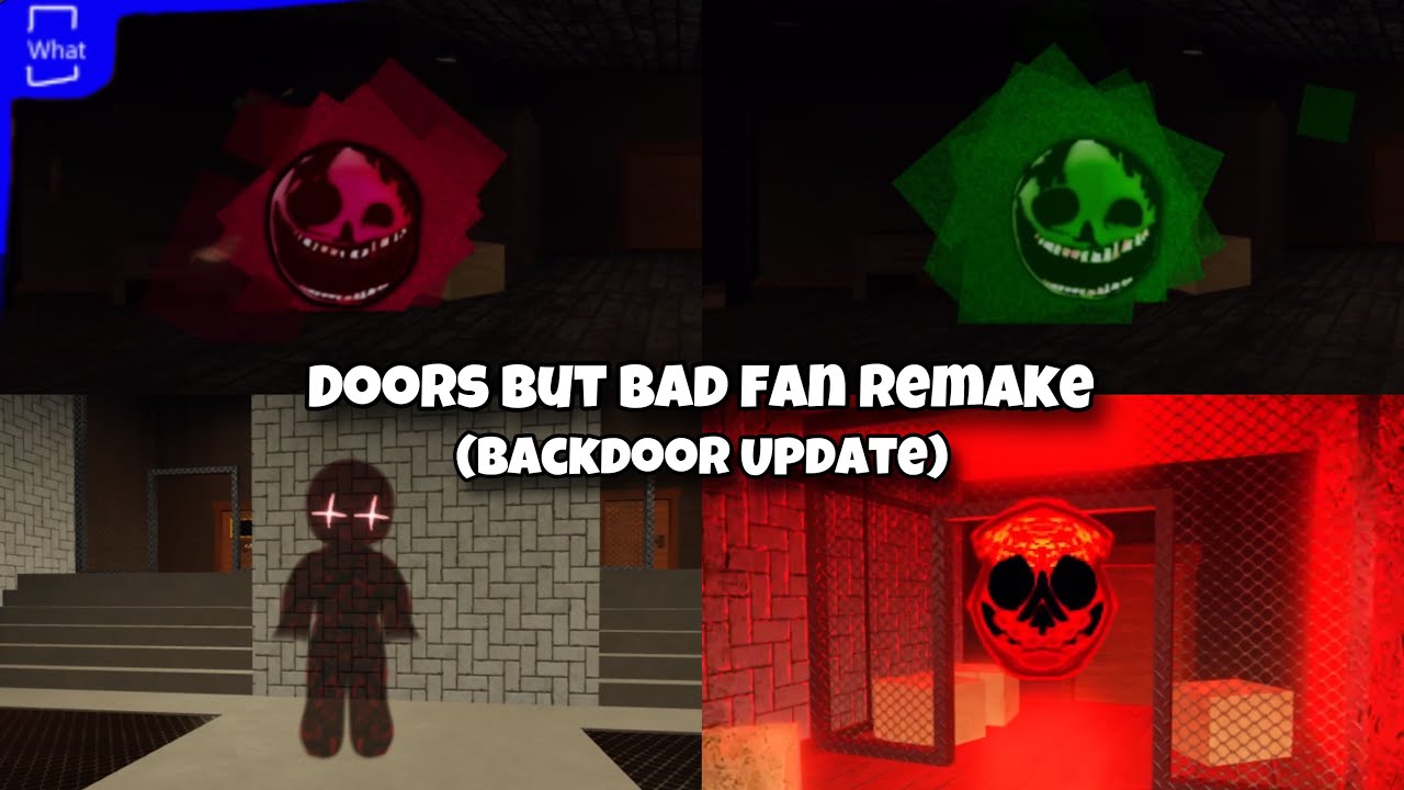 [Roblox] Doors But Bad Fan Remake (Backdoor) Update Gameplay - YouTube