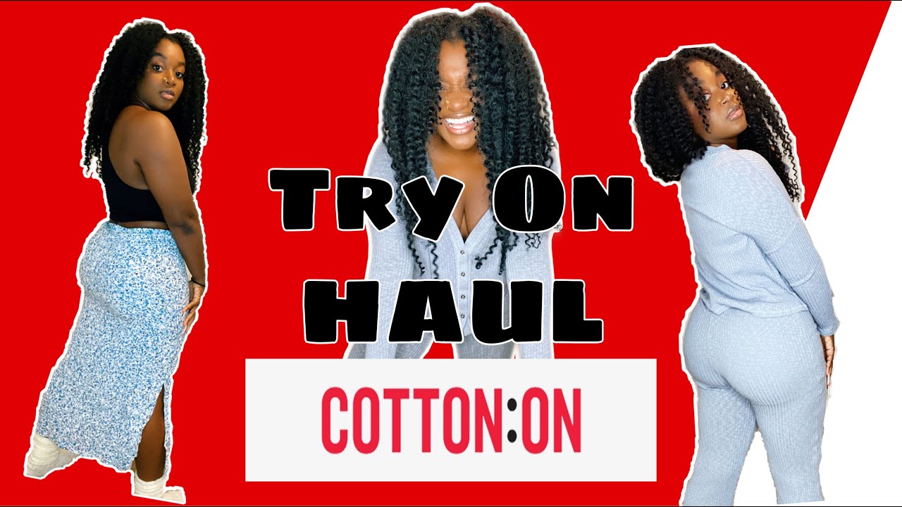 COTTON ON BIG BOOTY TRY ON HAUL - YouTube