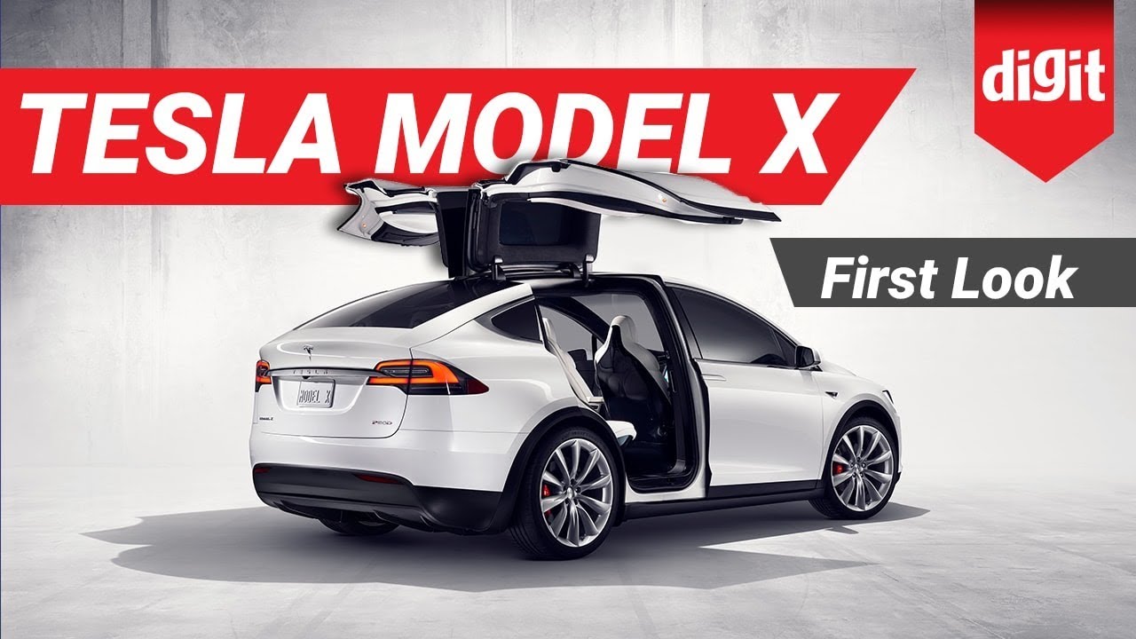 Tesla Model X | First Look | Digit.in - YouTube