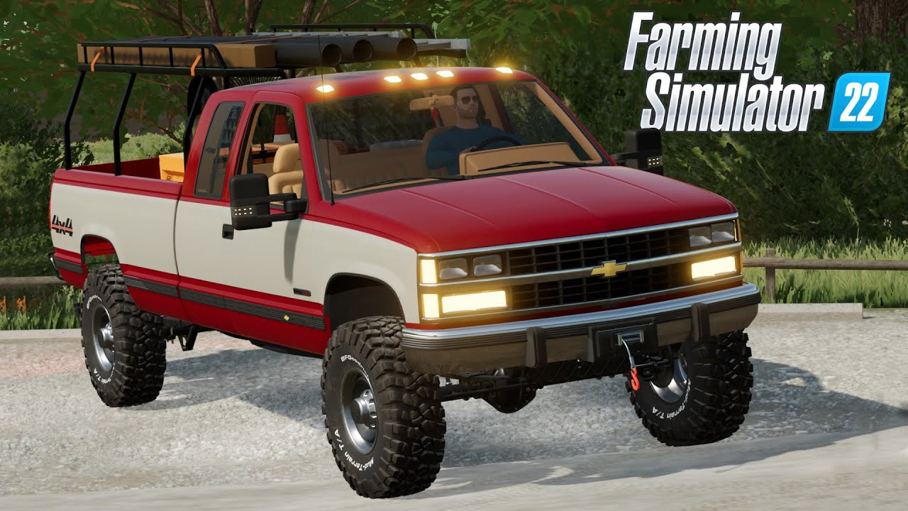 FS22 - 1989 Chevrolet Silverado 2500 with WINCH - Car mod for Farming ...