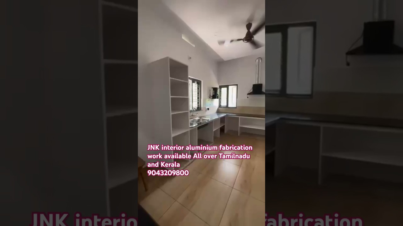 JNK interior aluminium fabrication work #kitchen #interiorwork #home #tamil #song #kitchensink ...