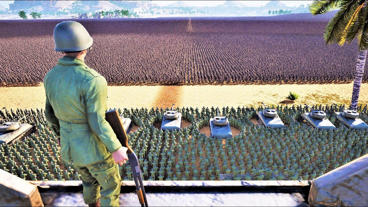 Can 20.000 U.S FORCES Survive attack by 1,000,000 ORC Warriors ...