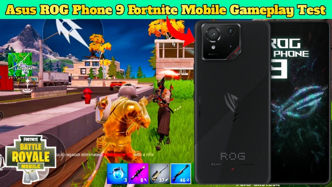Asus Rog Phone 9 Gaming Test,Fortnite Mobile Gameplay Test,Fortnite ...