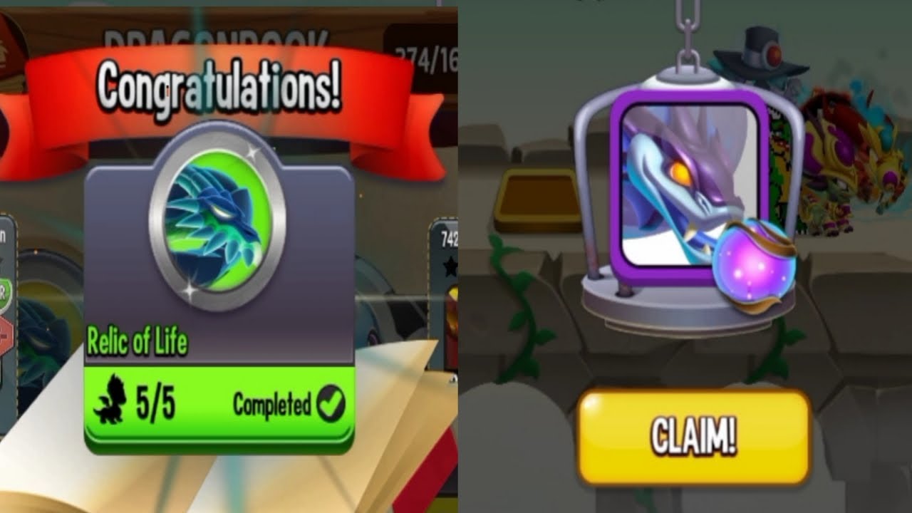 First Legendary Rescue and Relic of Life Collection Completed! - YouTube