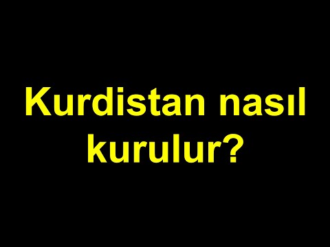 0034 - Kurd gencligine notlar - Kurdistan nasıl kurulur?