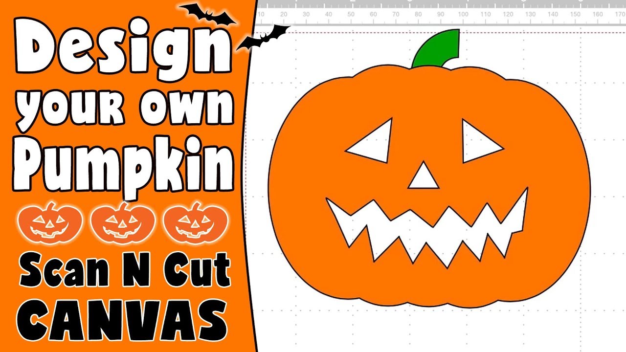 Brother Scan n Cut Tutorial: Creating a Halloween Pumpkin in ScanNCut ...