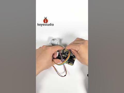 #shorts DIY Stepper Motor Experiment #keyestudio #robot #stem #coding # ...