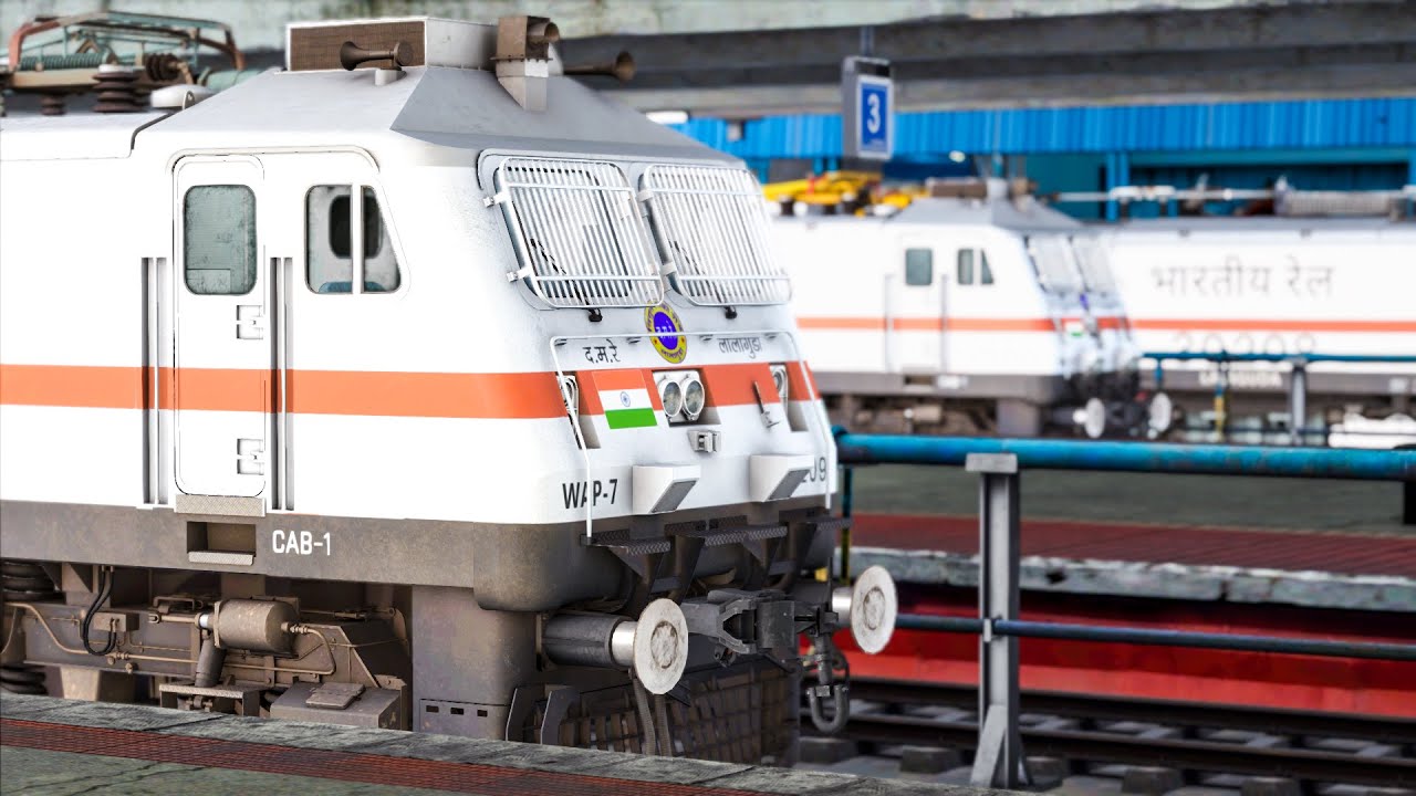 🔴Indian Train Simulator : Night Journey in 12738 Gowthami Express ...