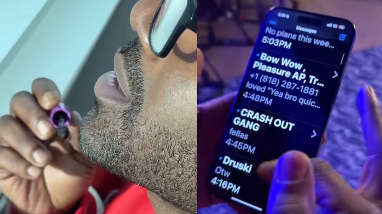 Druski Catches Ray J Dyeing His Beard & Finds Out He Is Also Far ...