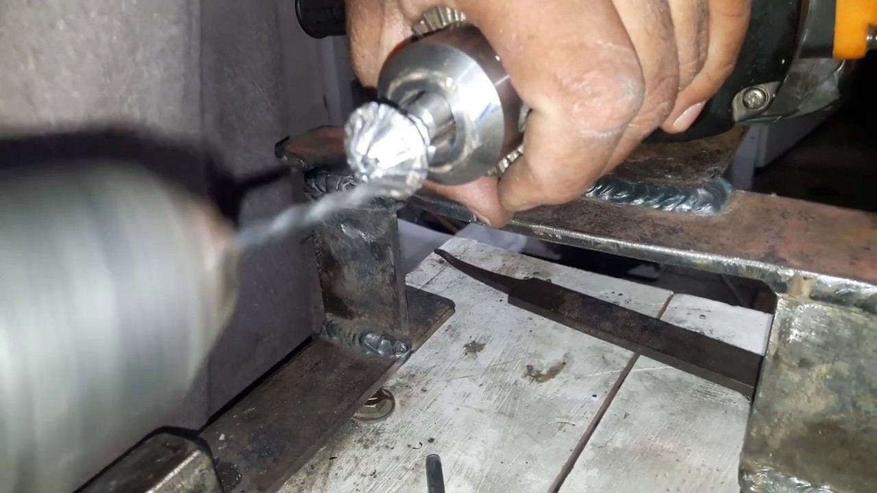 Precise Center Drilling(Holes) With Hand Without Lathe Machine|I Did it ...