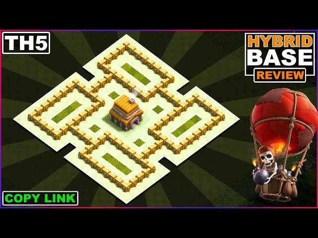 Clash Of Clans Town Hall 5 Base
