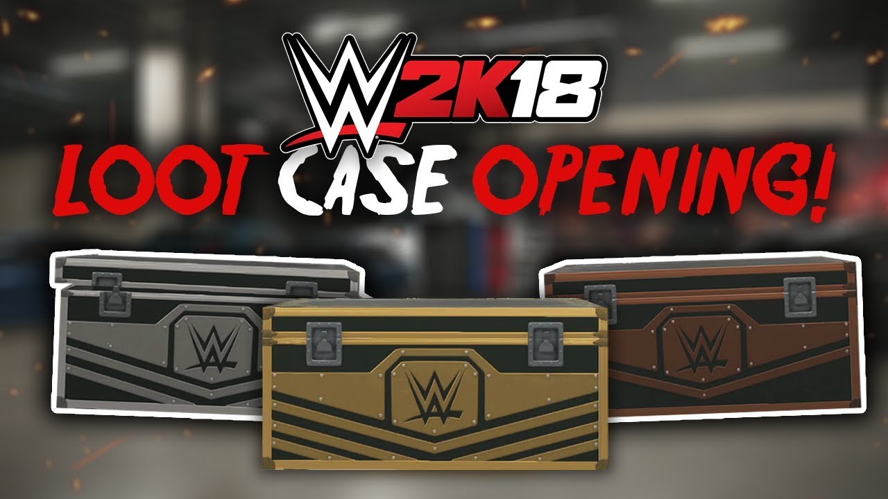 WWE 2K18 - OPENING 20+ LOOT CASES!! (WWE 2K18 Road To Glory/My Career ...