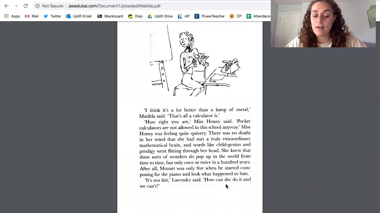 Matilda Chapters 6 -7 (PART 2) - YouTube