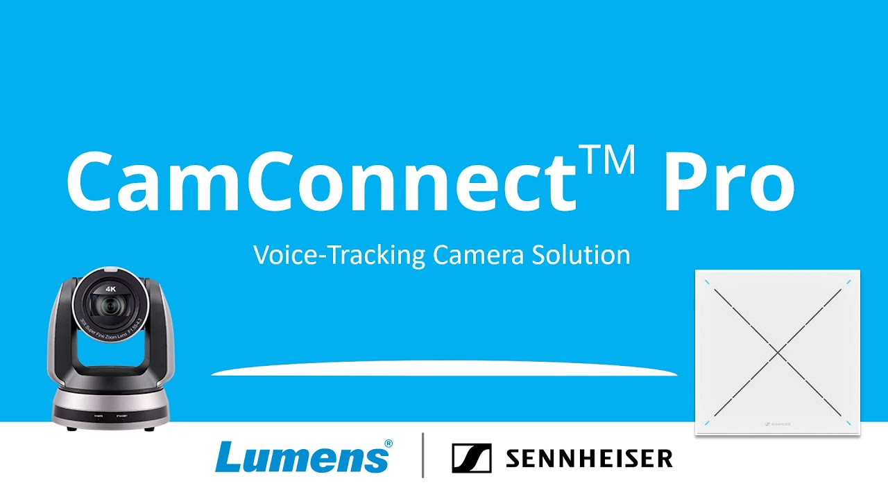 Lumens CamConnect™ Pro Solution with Sennheiser TeamConnect Ceiling 2 | Lumens ProAV - YouTube