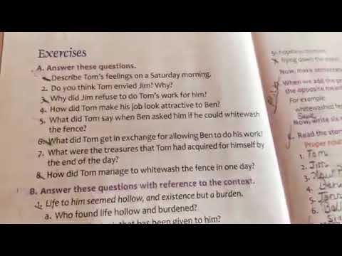 Class 5 English Reader Lesson 1 Book Exercise Part 1 - YouTube