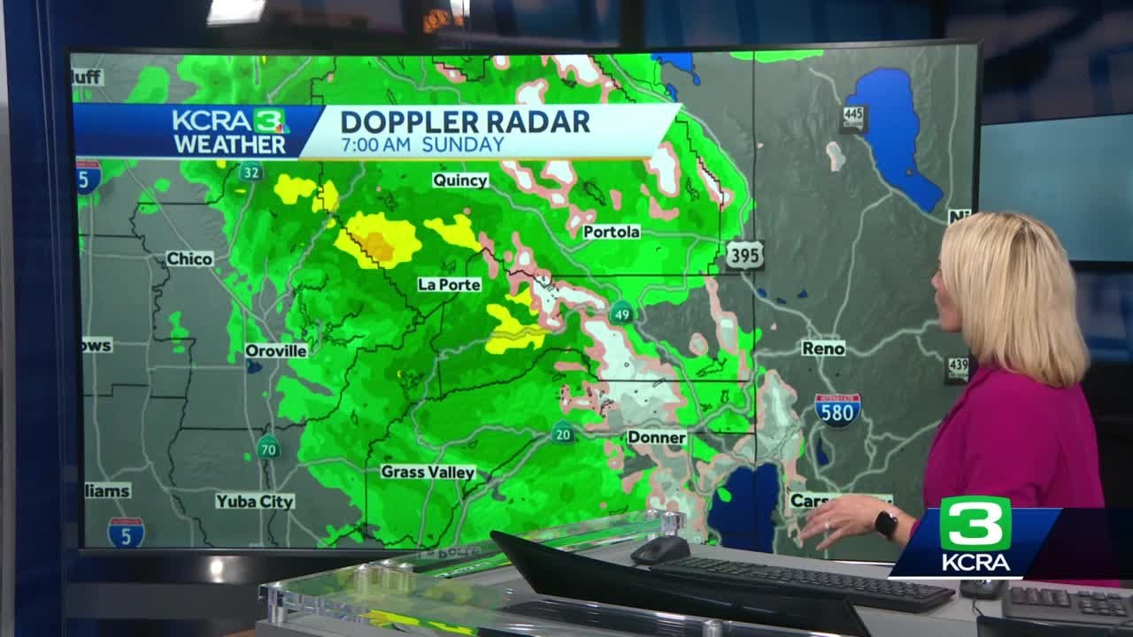 Northern California Weather Impacts | Rain timeline on Sunday - YouTube