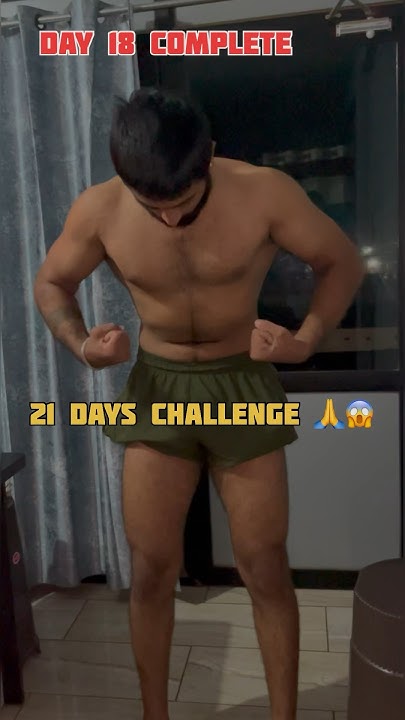Day18/21 Days challenge 🙏😱 #shorts #motivation #hardwork #workout #short #trending #workout # ...